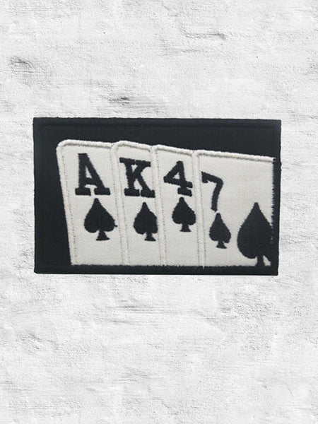 AK-47 Poker Cards Morale Patch – Faktory 47
