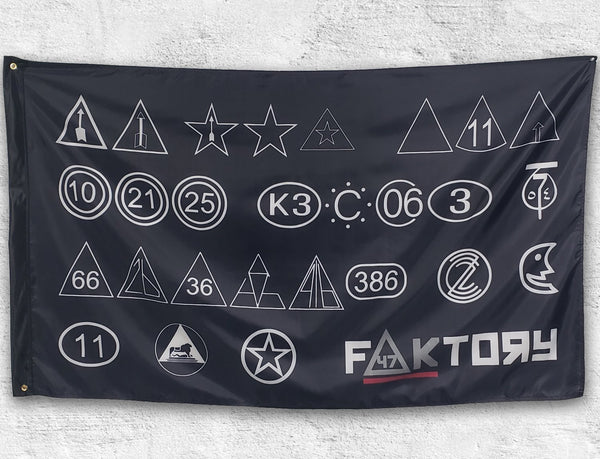 Kalashnikov AK Factory Proof Marks Banner - Faktory 47